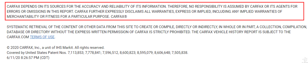【5/11】长篇干货：CARFAX信得过吗？信息缺失或延迟刊登？美国买二手车——历史调查|一亩三分地车版