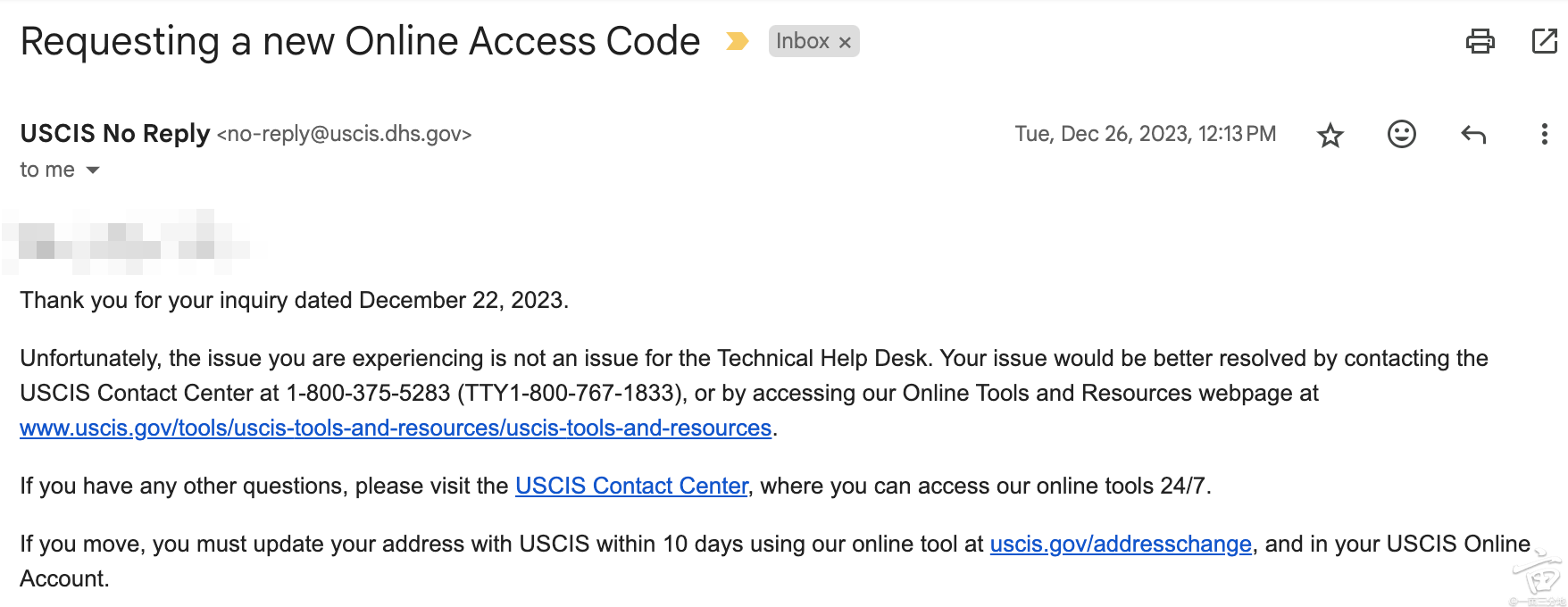 如何 Request USCIS Online Access Code|一亩三分地移民绿卡版